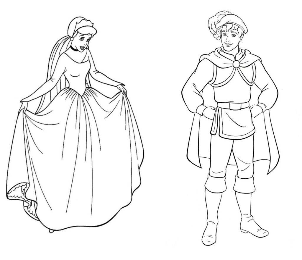 Princess coloring page