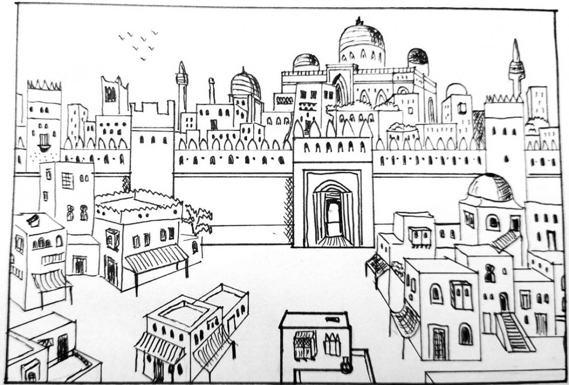 Case di città da colorare 🏬 – PEPE.LT