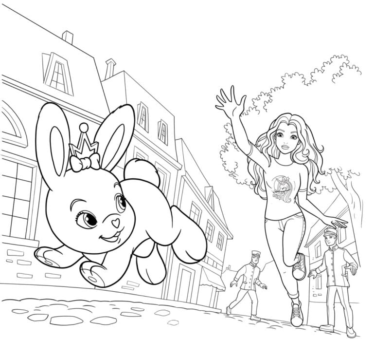 Mewarnai Barbie 💃🏼 – PEPE.LT