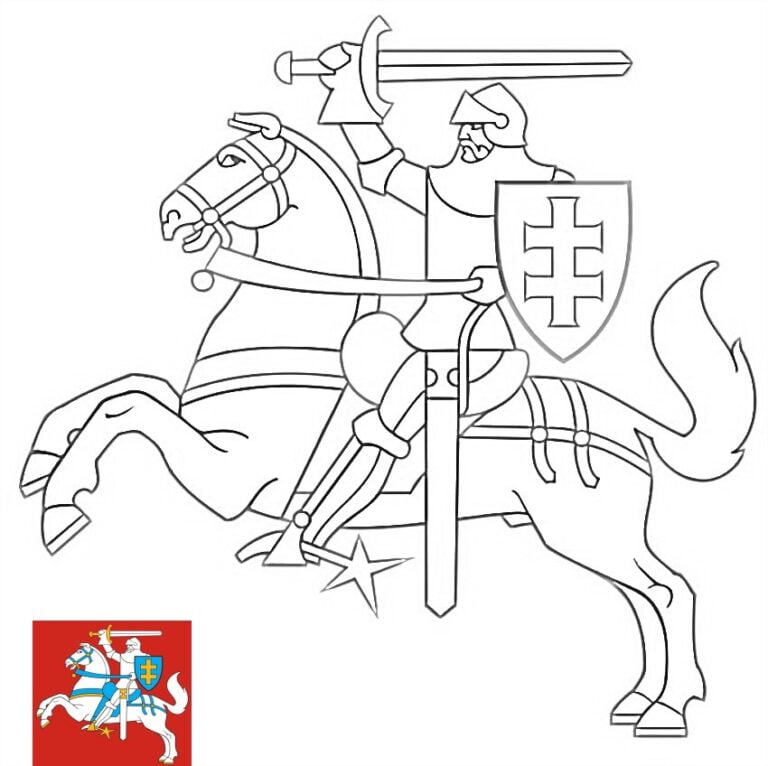 Lietuva spalvinimui 🇱🇹 – PEPE.LT