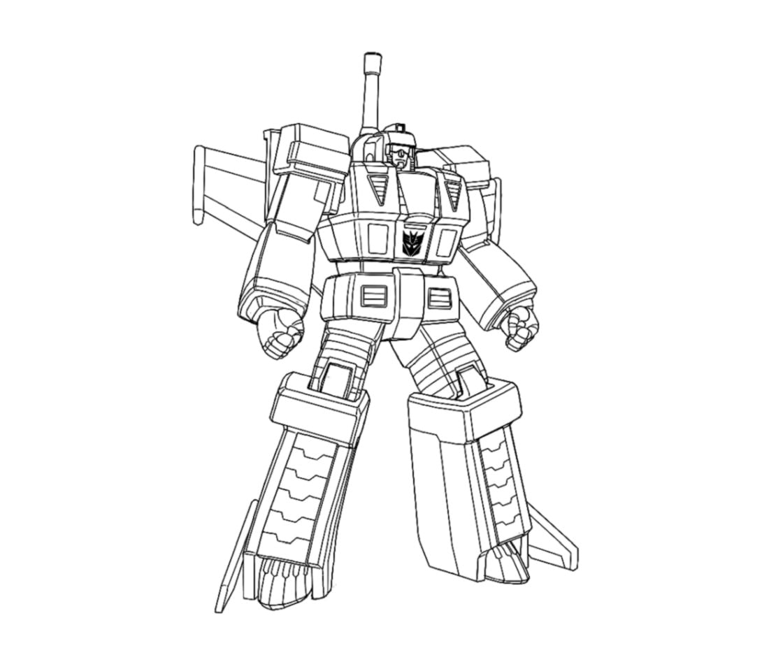 Transformer untuk mewarnai 🗞 – PEPE.LT