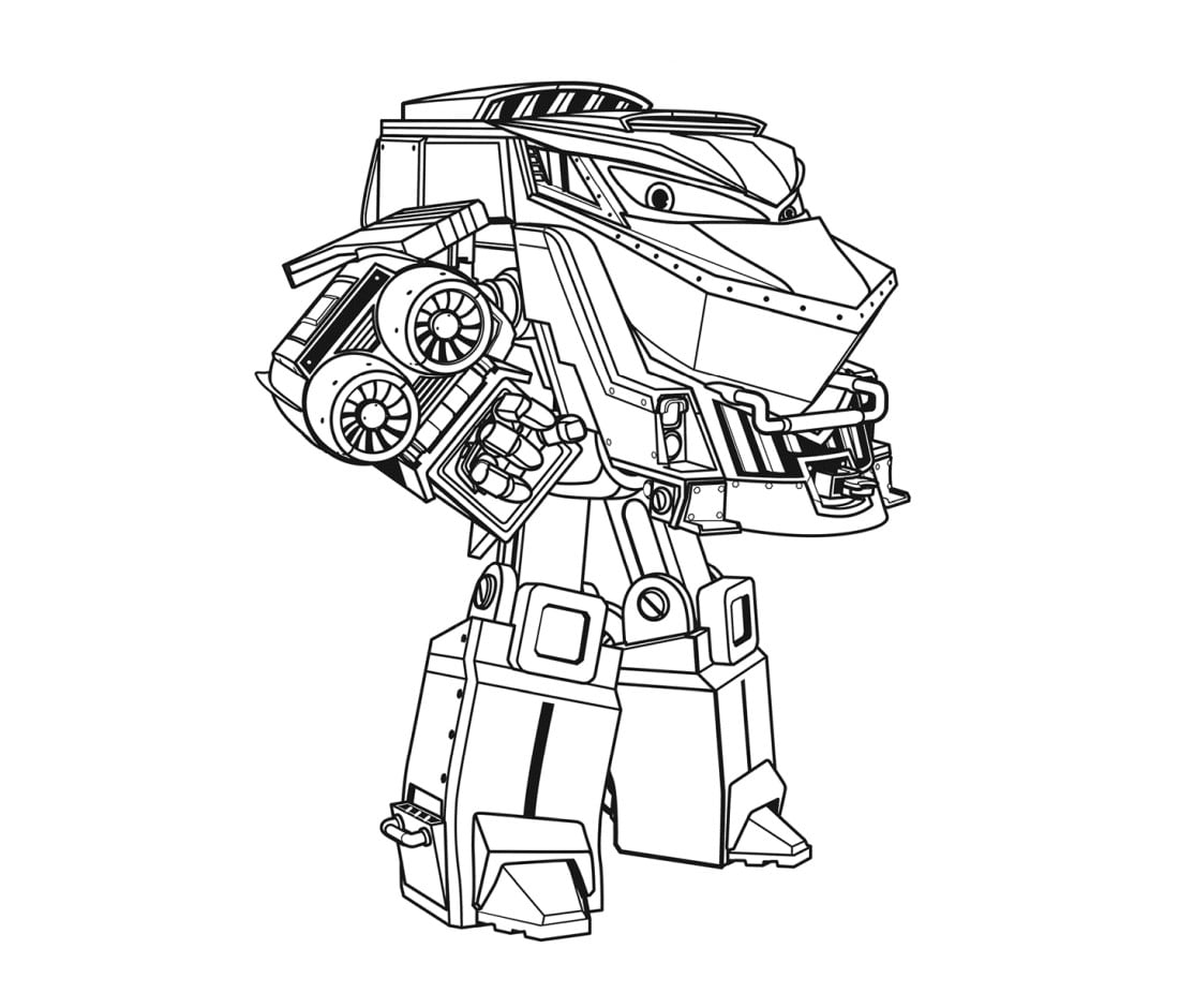 Transformer untuk mewarnai 🗞 – PEPE.LT