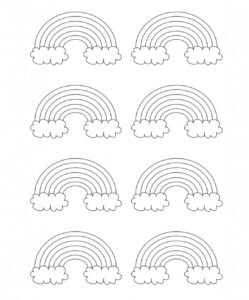 Mewarnai pelangi 🌈 - PEPE.LT