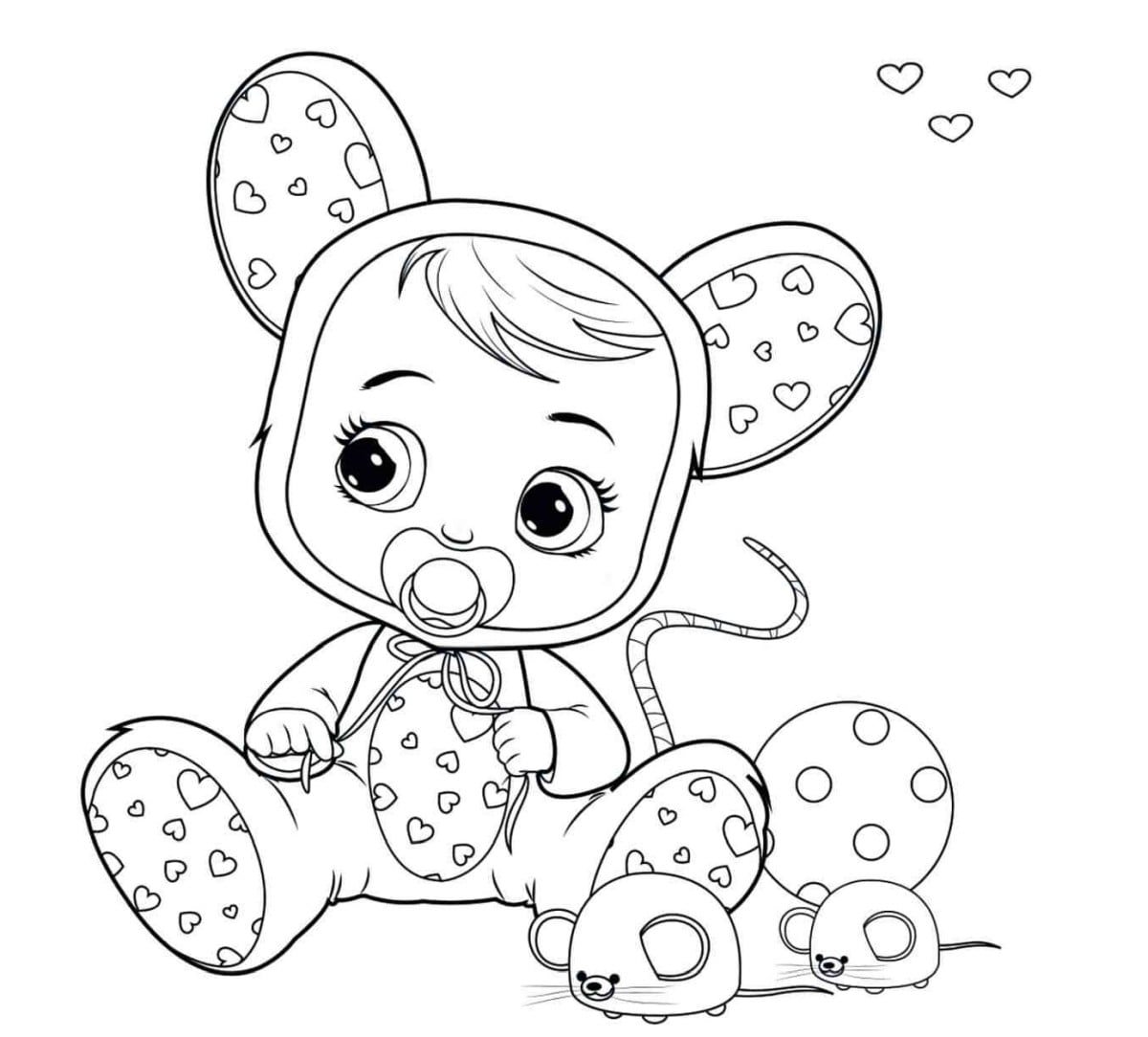Mewarnai Boneka Mobile9 Softwares Sketch Coloring Page