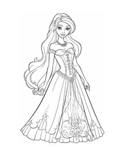 Crteži princeze bojanka 👸🏻 – PEPE