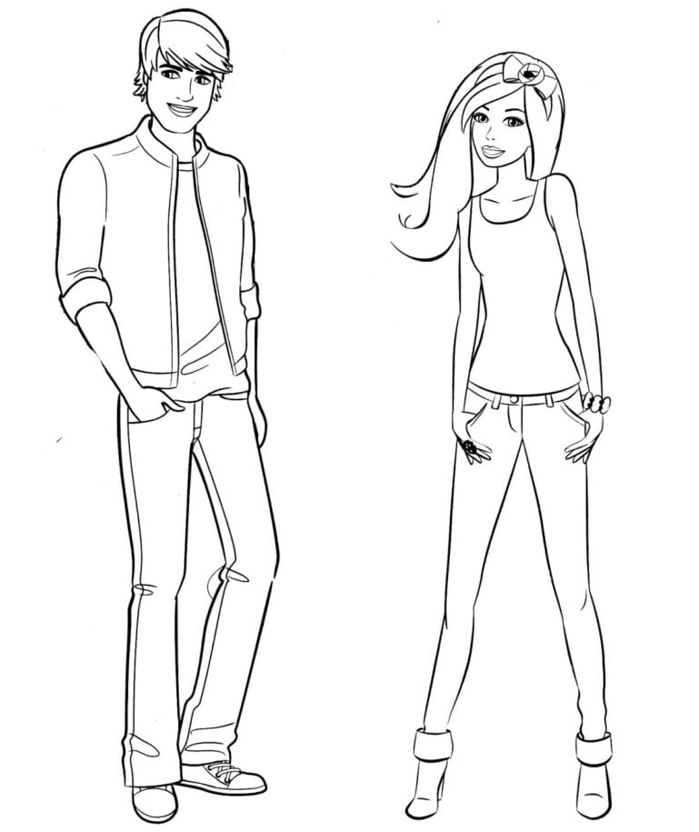 Poptekeninge om in te kleur 🪆 – PEPE.LT