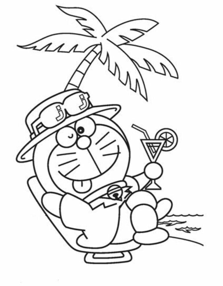 Doraemon crteži bojanka 🐱 – PEPE