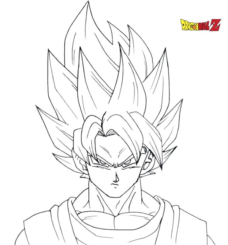 Dragon Ball Z رسومات تلوين 🐉 - PEPE.LT