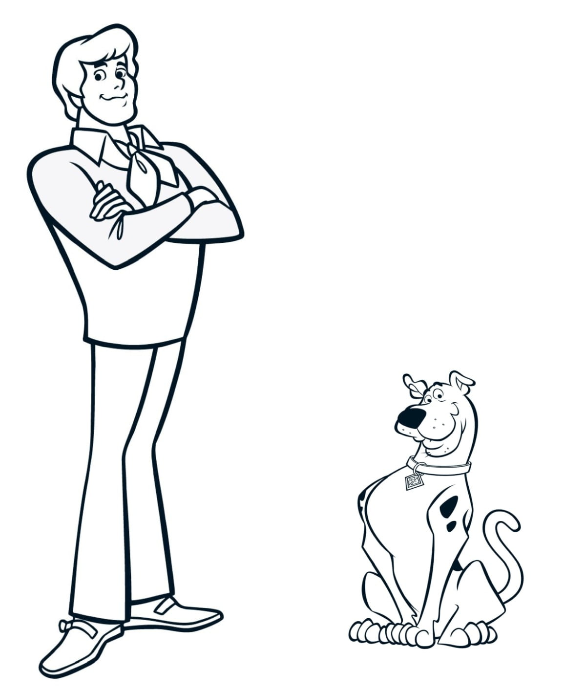 Boyama için Scooby doo çizimleri 🐩 – PEPE.LT