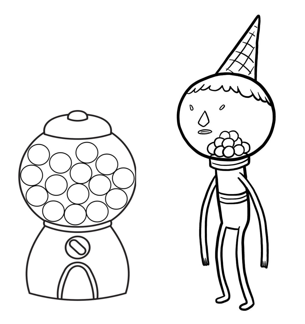 Gumball crteži bojanka 🏐 – PEPE