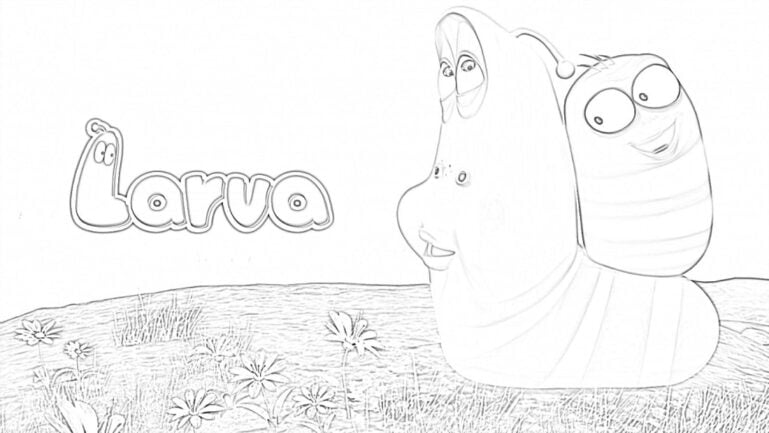 Larva 塗り絵🐛 – PEPE.LT