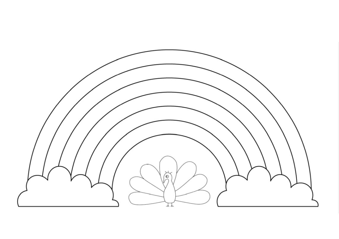 Mewarnai pelangi 🌈 - PEPE.LT