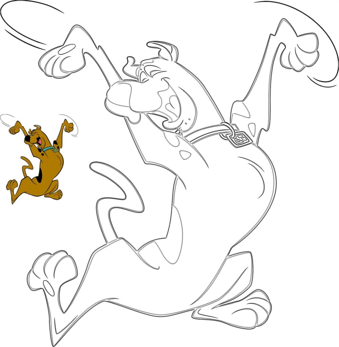 Dibujos de Scooby Doo para colorear 🐩 – PEPE.LT