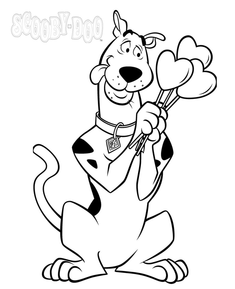 Scoobi Doo crteži bojanka 🐩 – PEPE