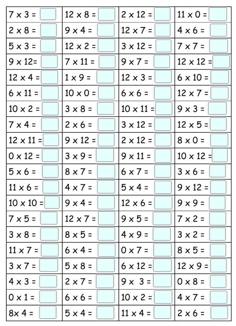 3-4 klasės daugyba 🧮 – PEPE.LT