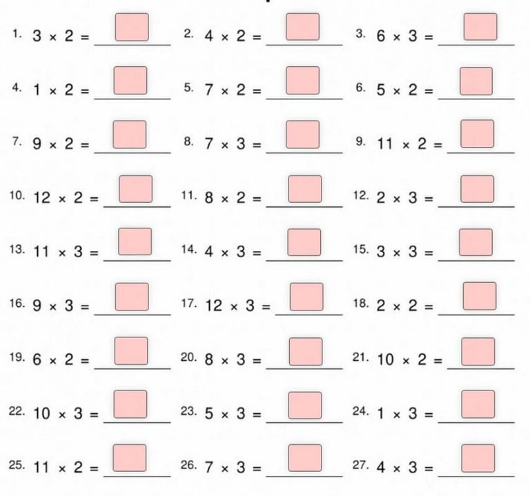 3-4 klasės daugyba 🧮 – PEPE.LT