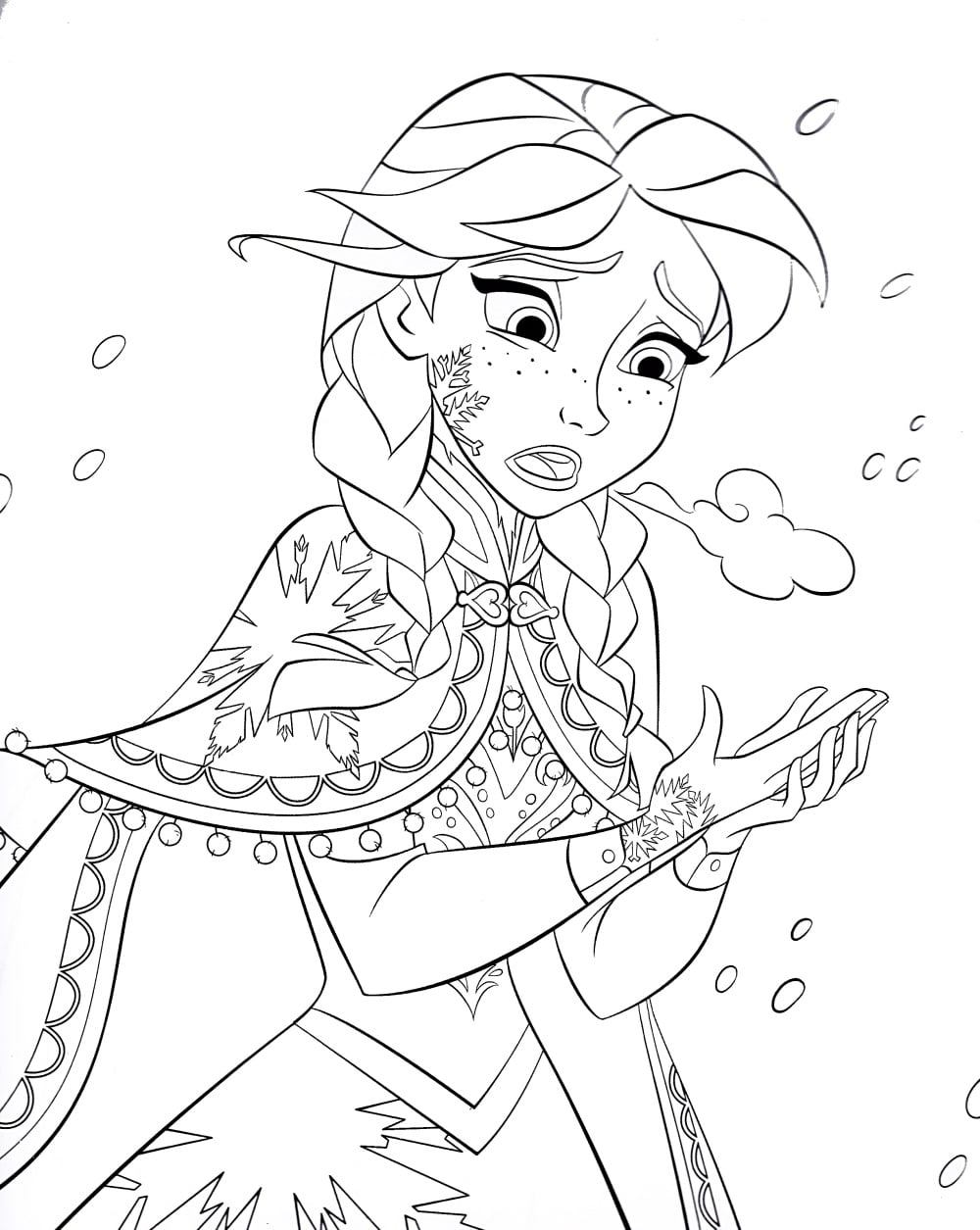 Frozen: Elsa y Anna para colorear – PEPE.LT