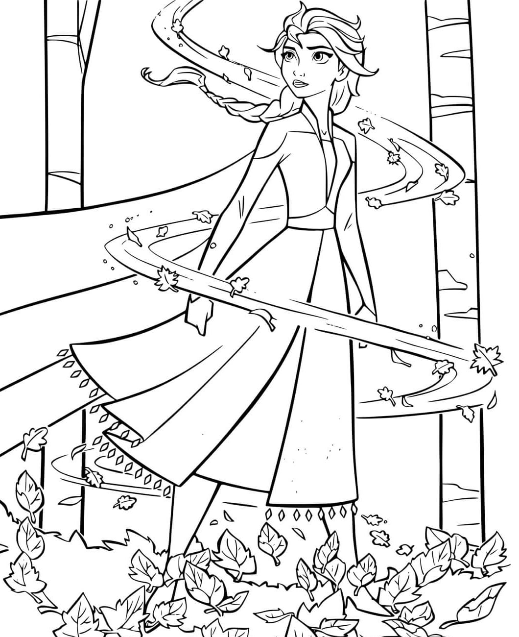 Frozen: Elsa y Anna para colorear – PEPE.LT