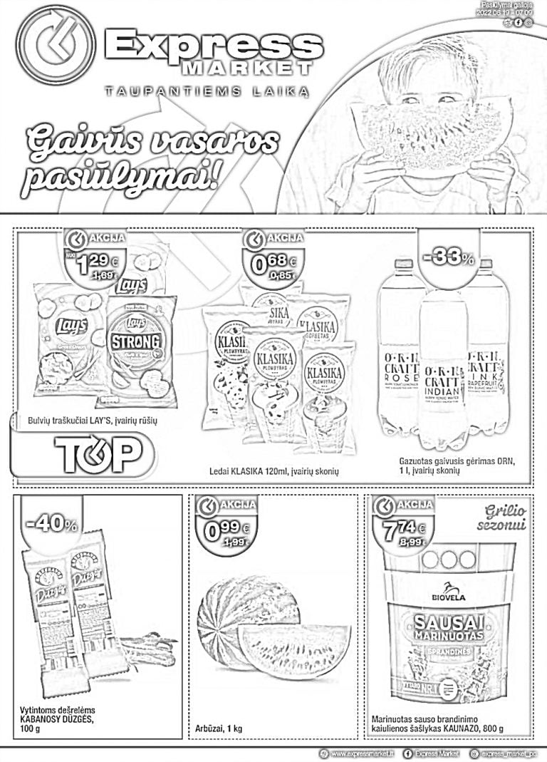 Iklan untuk mewarnai 📢 - PEPE.LT