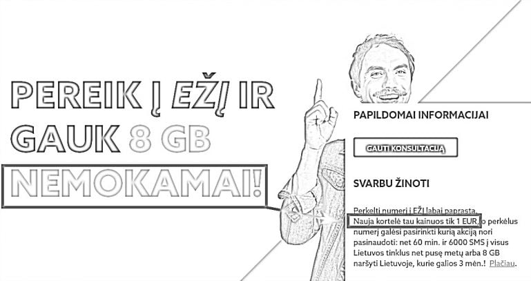 Iklan untuk mewarnai 📢 - PEPE.LT