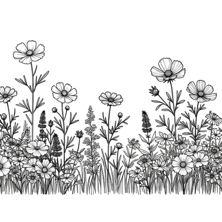 Flori de colorat 🌷🌻 – PEPE.LT