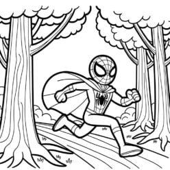 Spajdermen bojanka 🕸 - PEPE