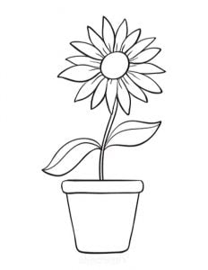 Gėlės spalvinimui 🌷🌻 – PEPE.LT