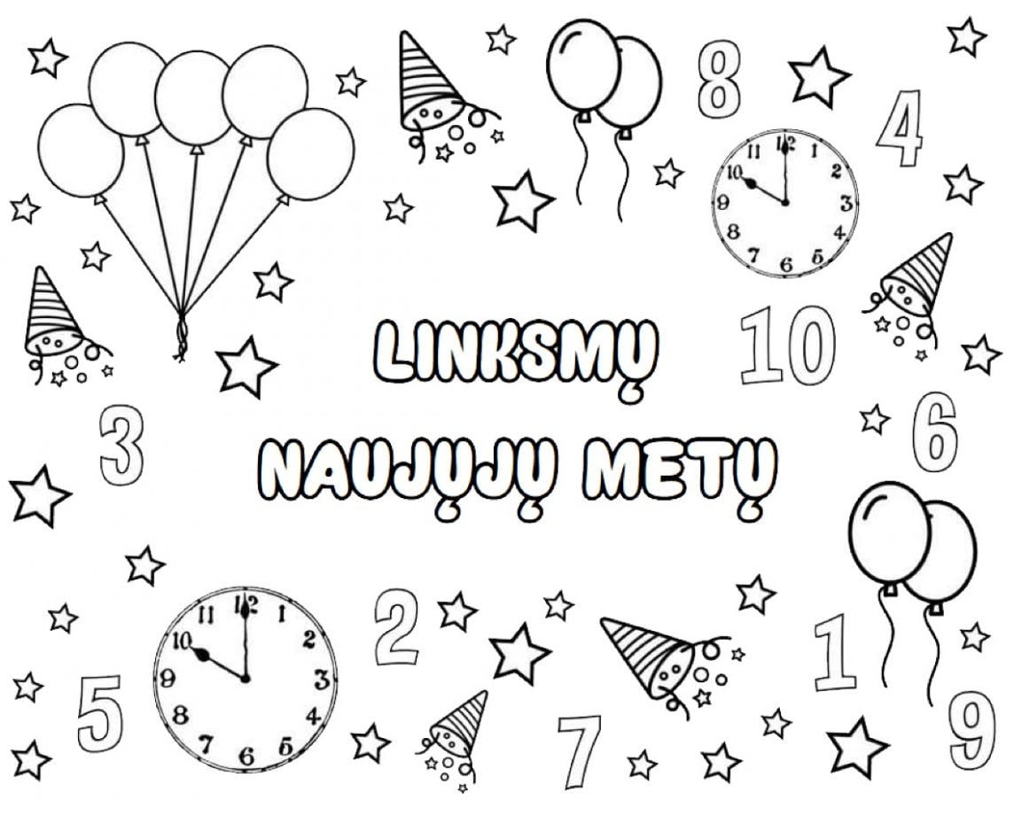 Atvirukai spalvinimui 📩 – PEPE.LT