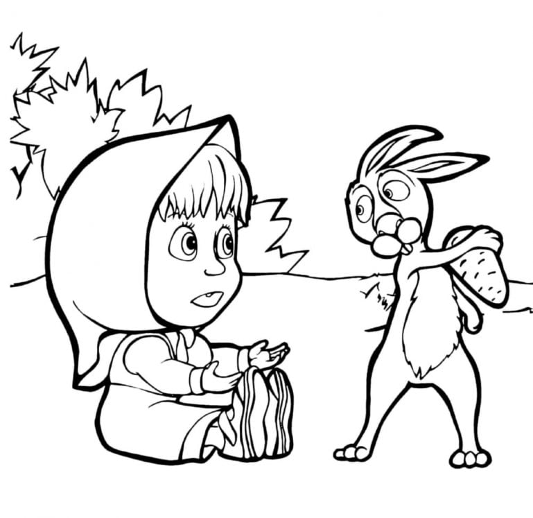 Maša ir lokys spalvinimas 🐻 – PEPE.LT