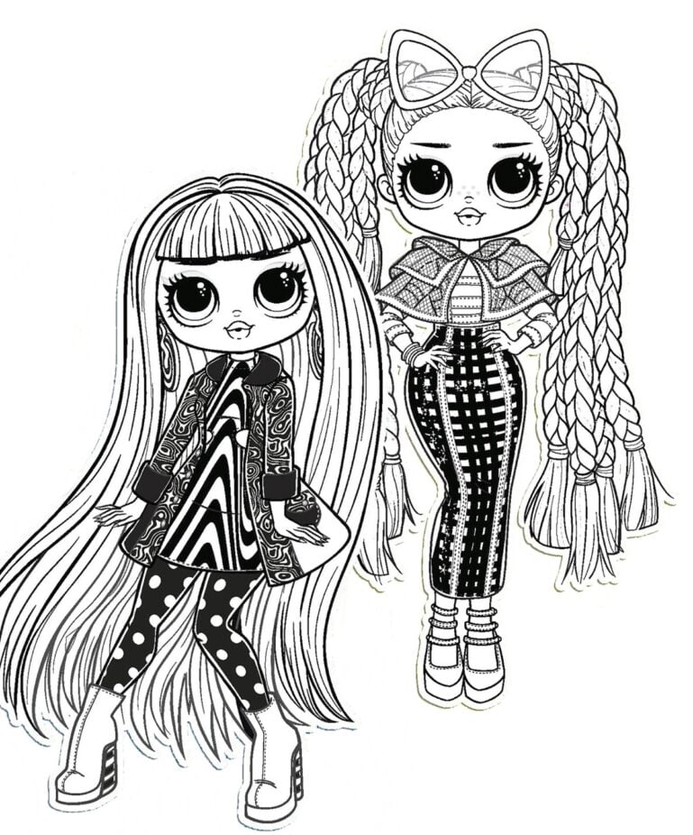 LOL OMG krāsojamās lapas 👧🏾 – PEPE.LT