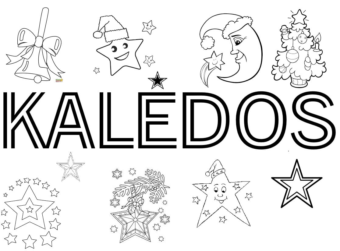 Kalėdos spalvinimui 🎅🏻 – PEPE.LT