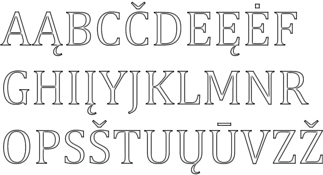 Raidės spalvinti 🇦🇧🇨 – PEPE.LT