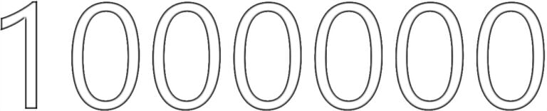 Numrat për ngjyrosje 🔢 - PEPE.LT