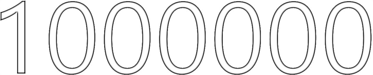 Numrat për ngjyrosje 🔢 - PEPE.LT