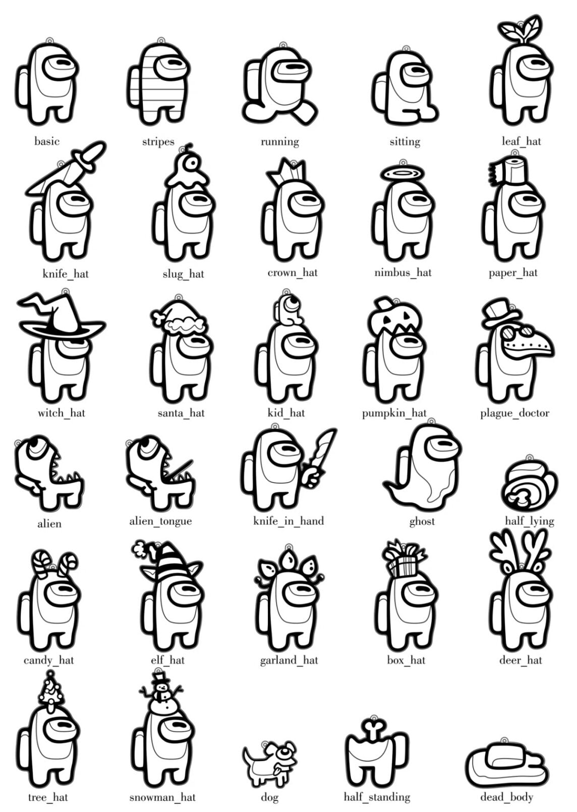 Among us spalvinimui ඞ – PEPE.LT