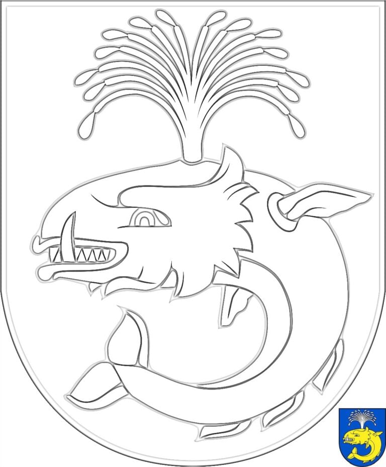 Stemma da colorare 💫 – PEPE.LT