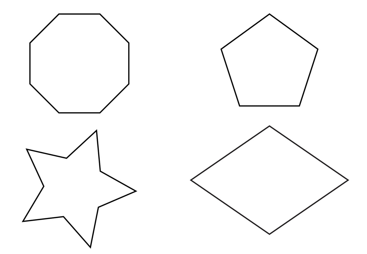 Figuras para colorir – PEPE.LT