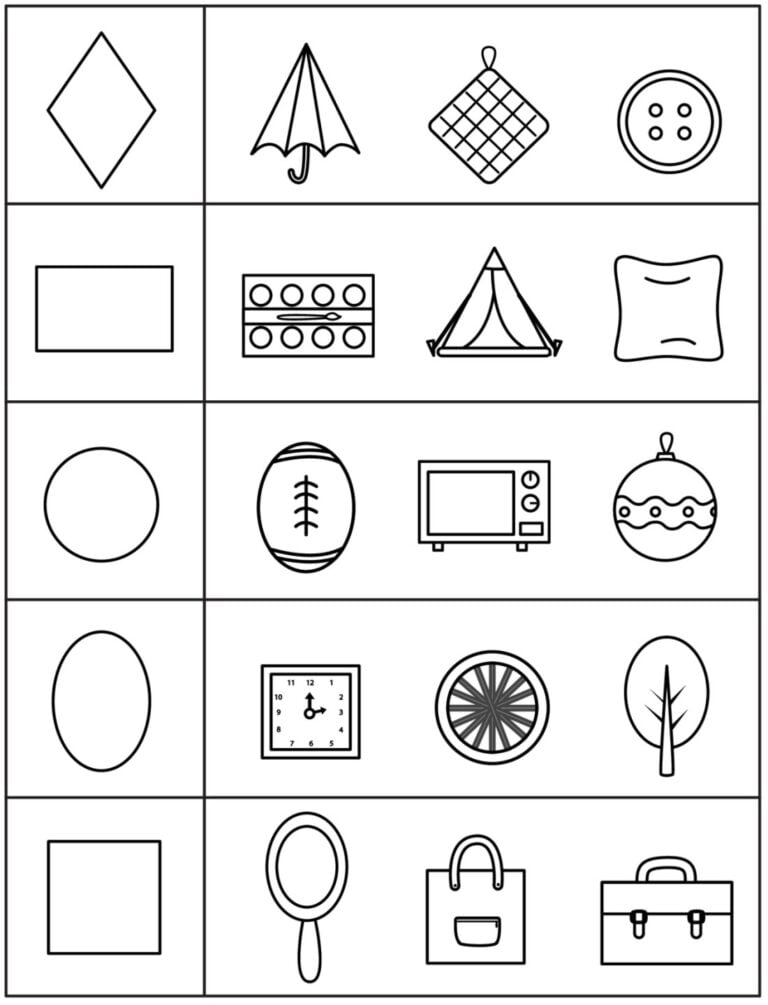 Figuras para colorear – PEPE.LT