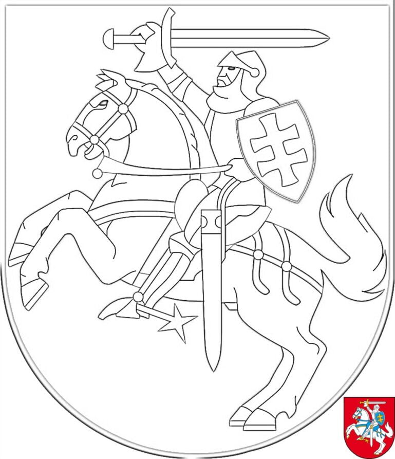 Wappen Ausmalbilder 💫 – PEPE.LT