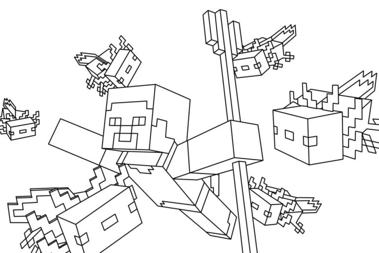 Minecraft spalvinimui ⛏ – PEPE.LT