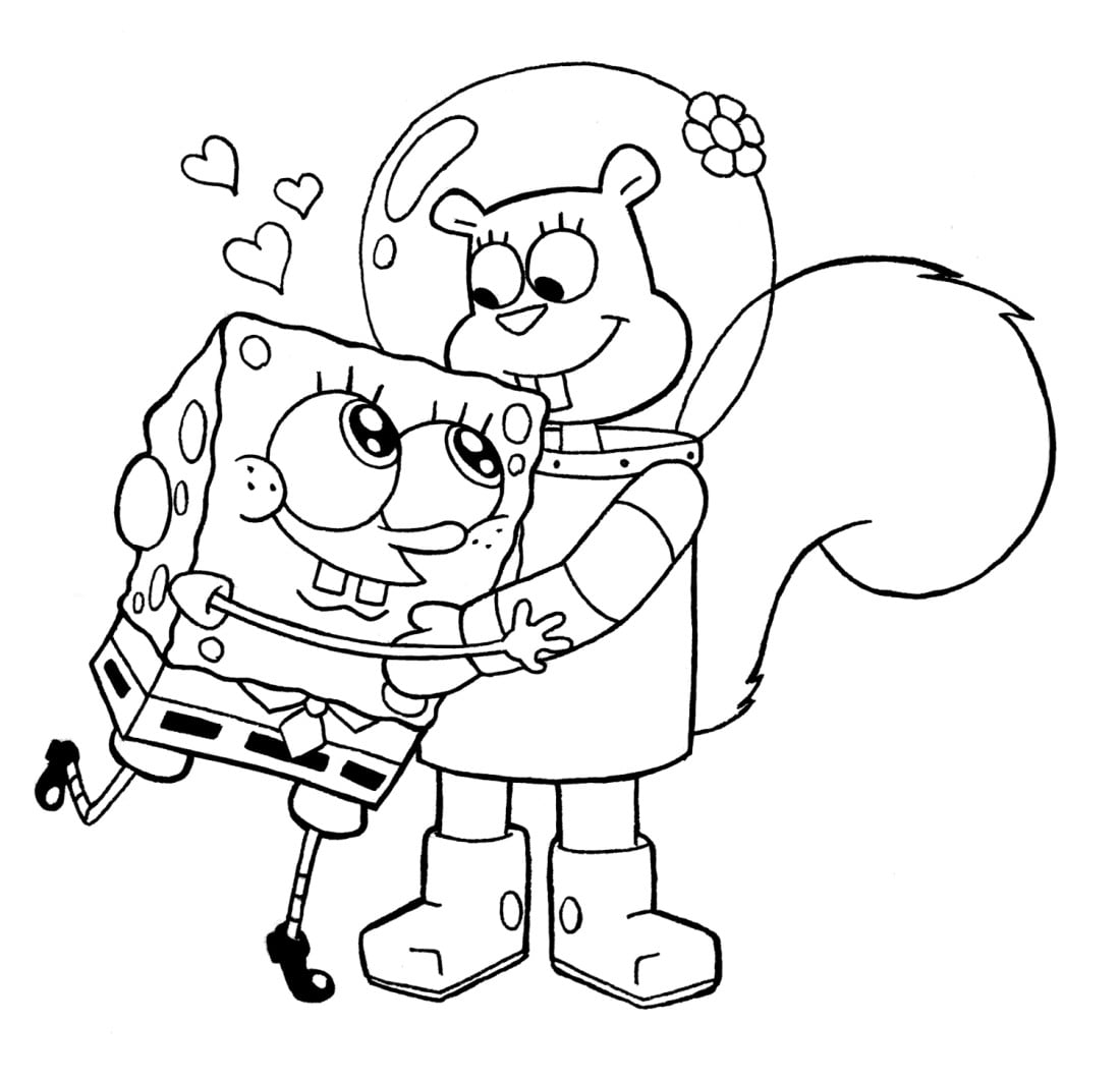 Spongebob mewarnai 🧽 - PEPE.LT