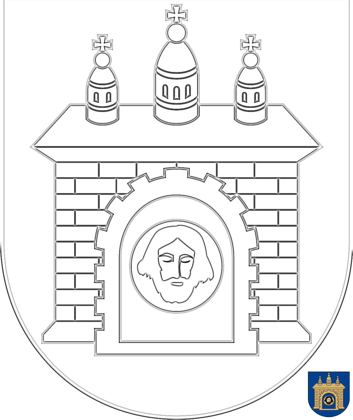 Stemma da colorare 💫 – PEPE.LT