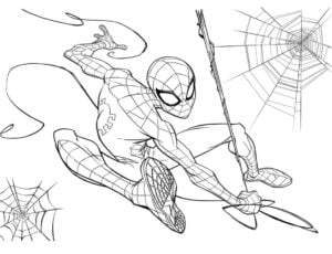 Spider-Man pobarvanka 🕸 - PEPE.LT