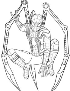 Spider-Man pobarvanka 🕸 - PEPE.LT