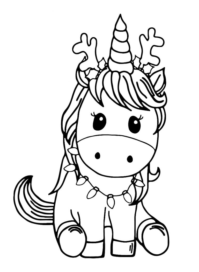 Vienaragiai spalvinimui 🦄 – PEPE.LT