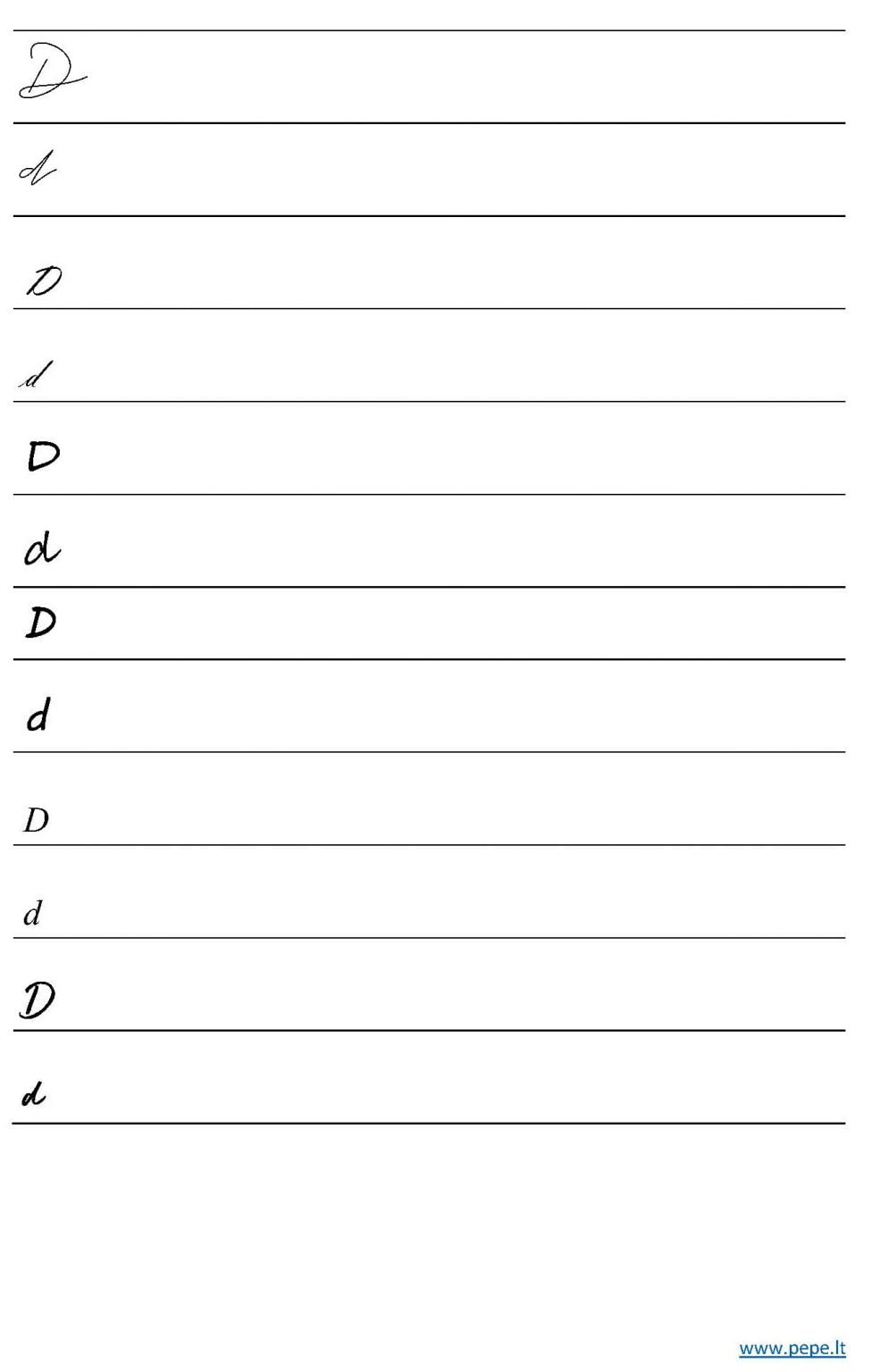 Mokymasis rašyti raides 🏻 – PEPE.LT