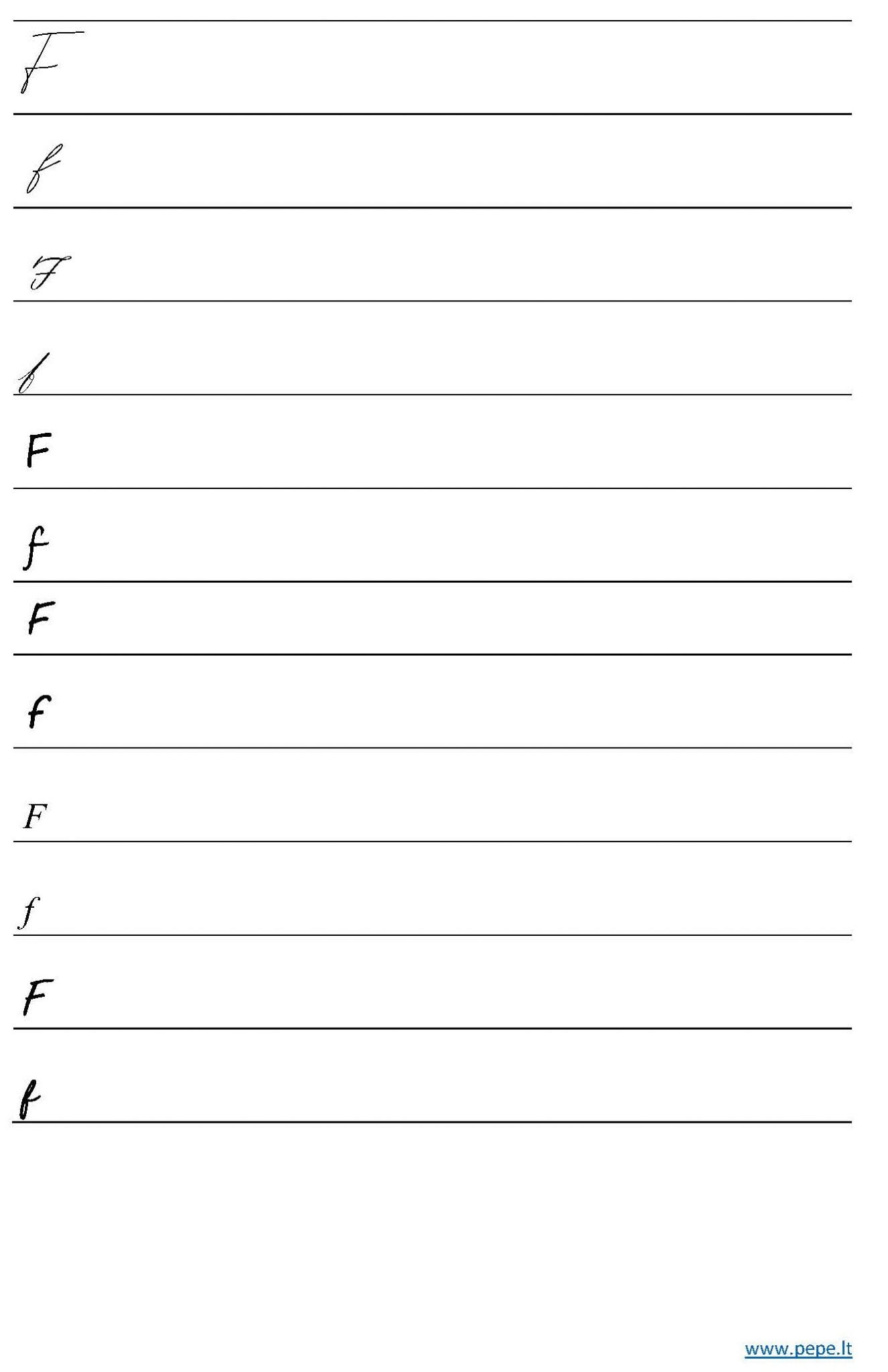 Mokymasis rašyti raides 🏻 – PEPE.LT