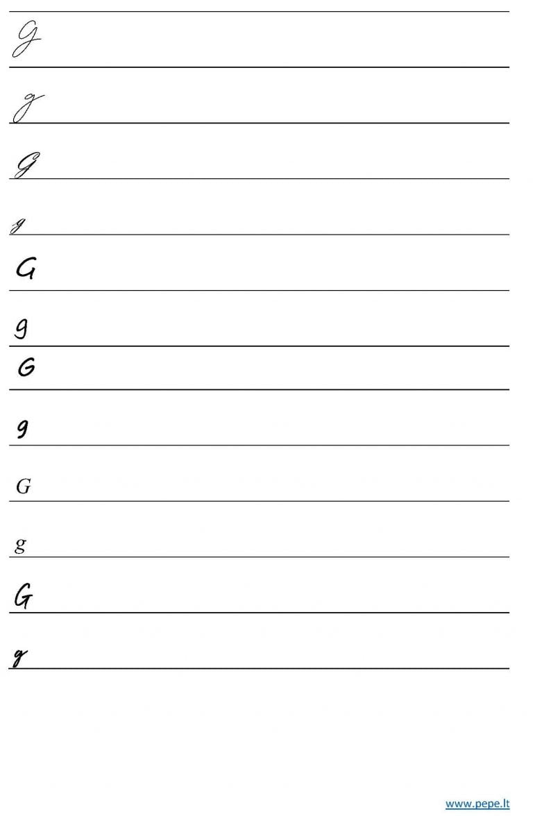 Mokymasis rašyti raides 🏻 – PEPE.LT