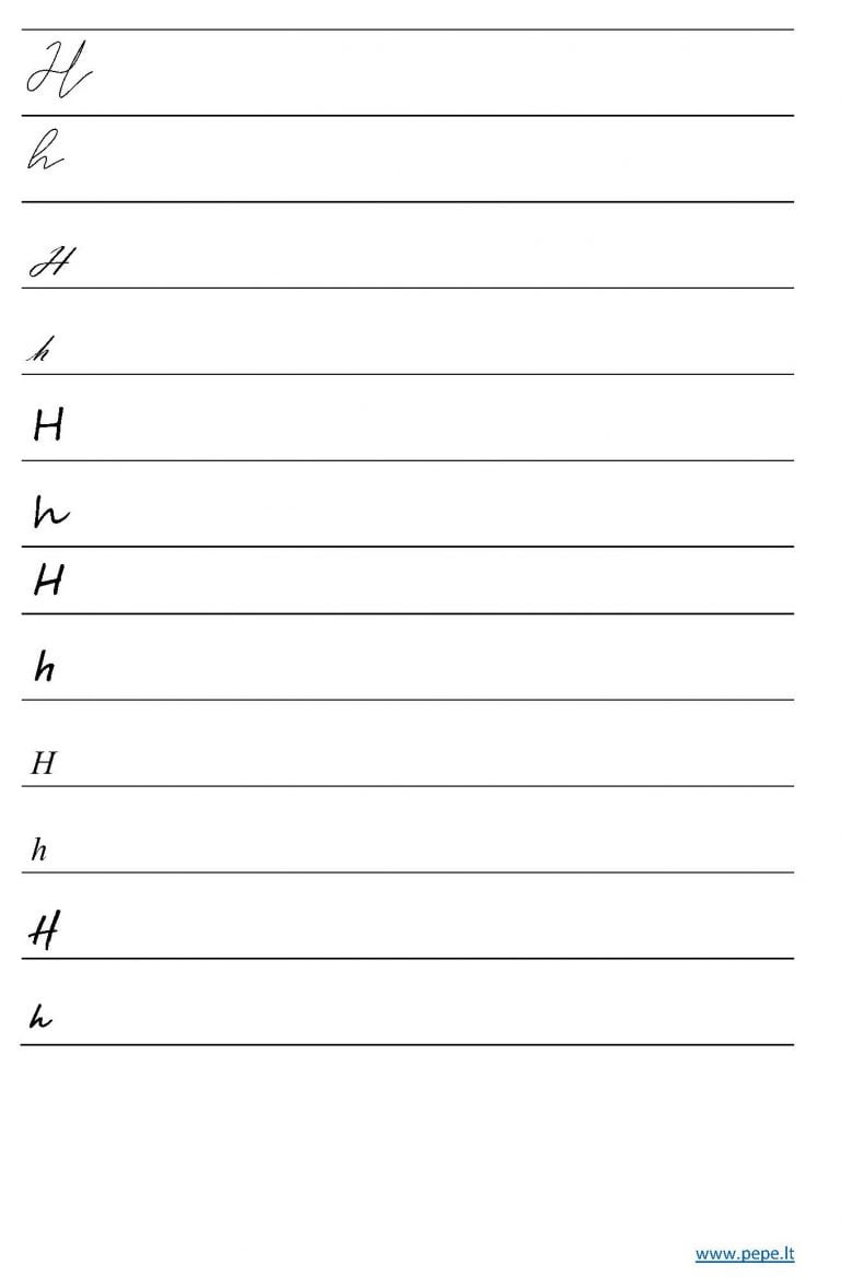 Mokymasis rašyti raides 🏻 – PEPE.LT