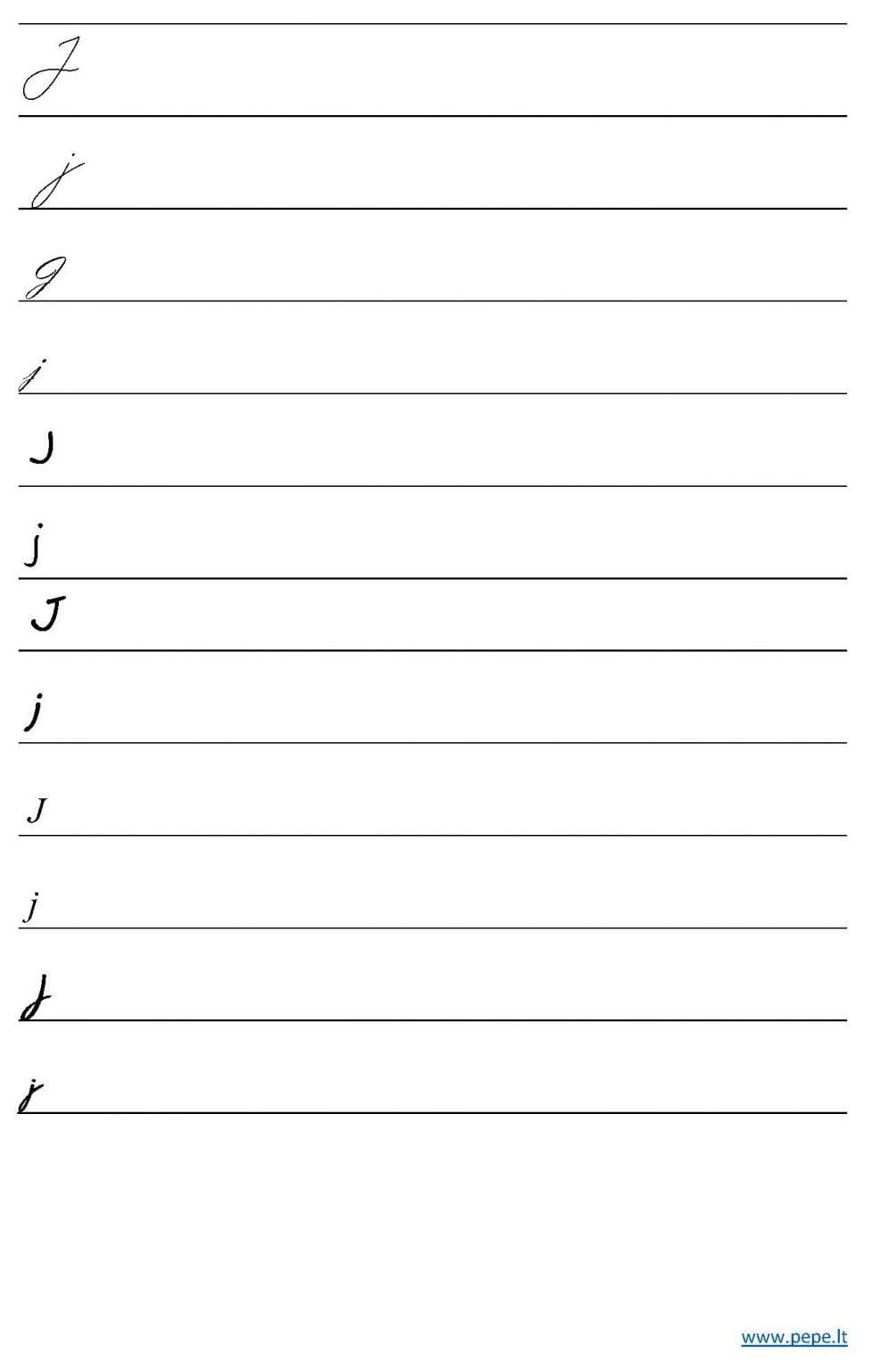 Mokymasis rašyti raides 🏻 – PEPE.LT